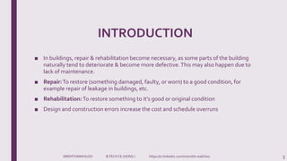 Design & Construction Errors- Building Maintenance and Repairs | PPTX