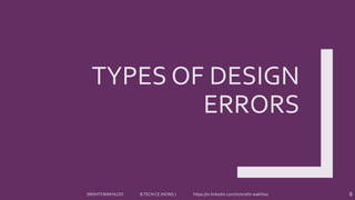 Design & Construction Errors- How it Affects Repair and Rehabilitation ...