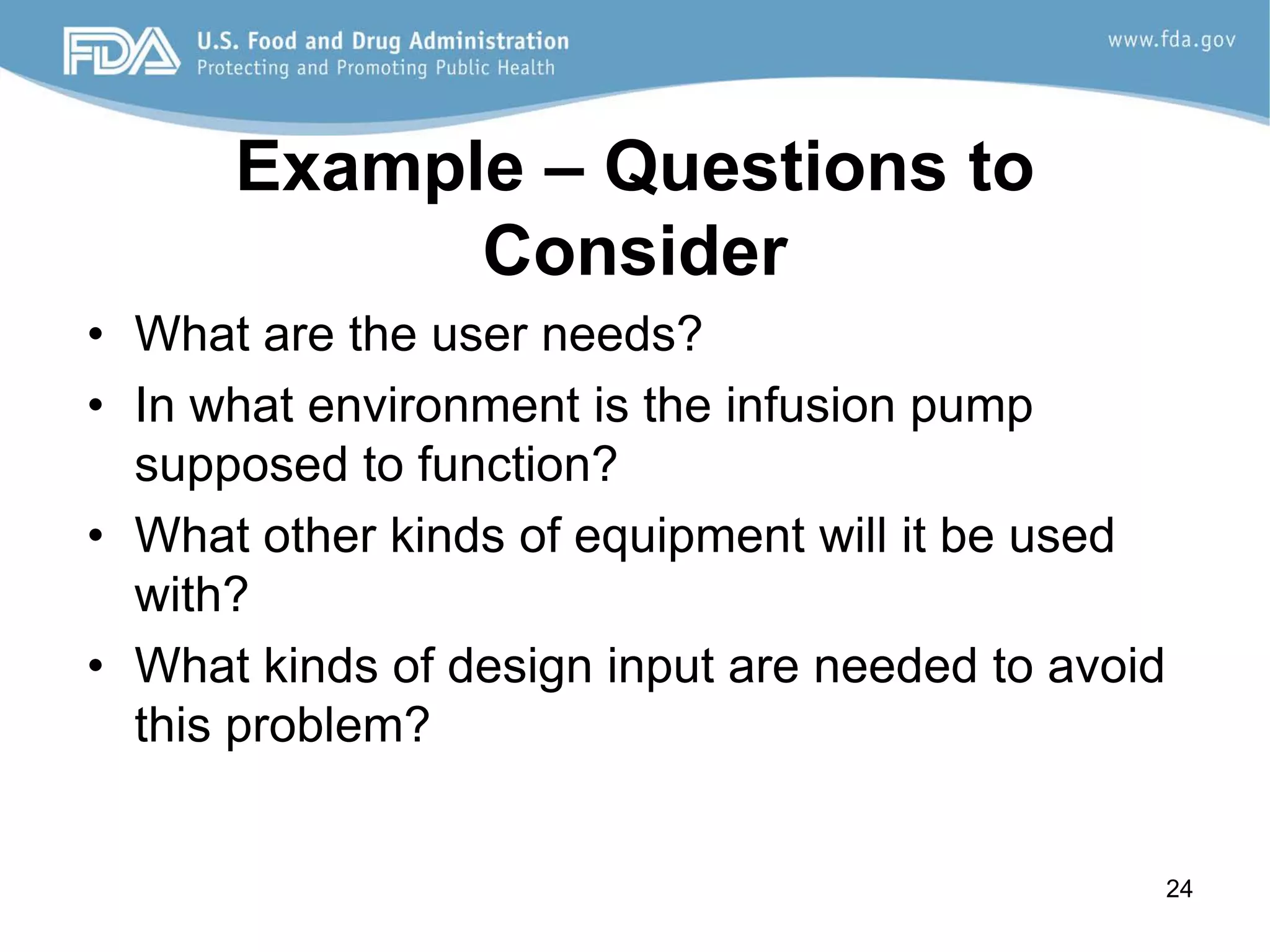 Design control FDA requirements | PDF