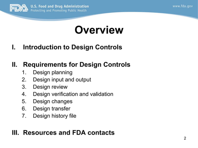 Design control FDA requirements | PDF | Recalls | Consumer Issues