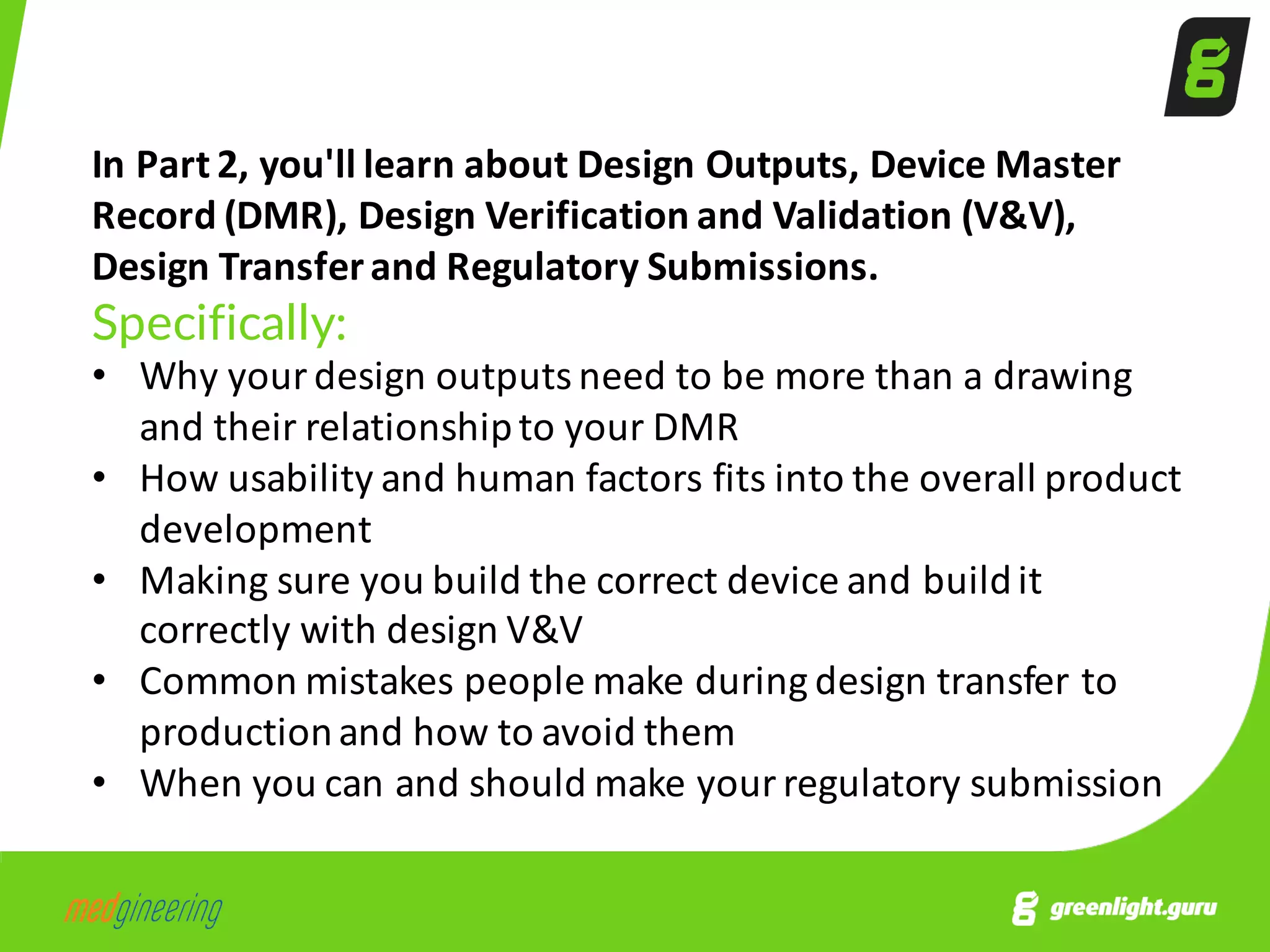 FDA Design Controls: What Medical Device Makers Need to Know | PDF