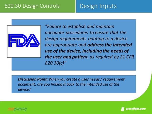 FDA Design Controls: What Medical Device Makers Need to Know | PDF ...