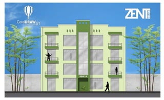 Corel Draw Design Architecture | PPTX | Internet | Computing