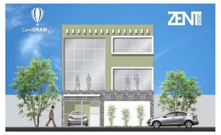 Corel Draw Design Architecture | PPTX | Internet | Computing