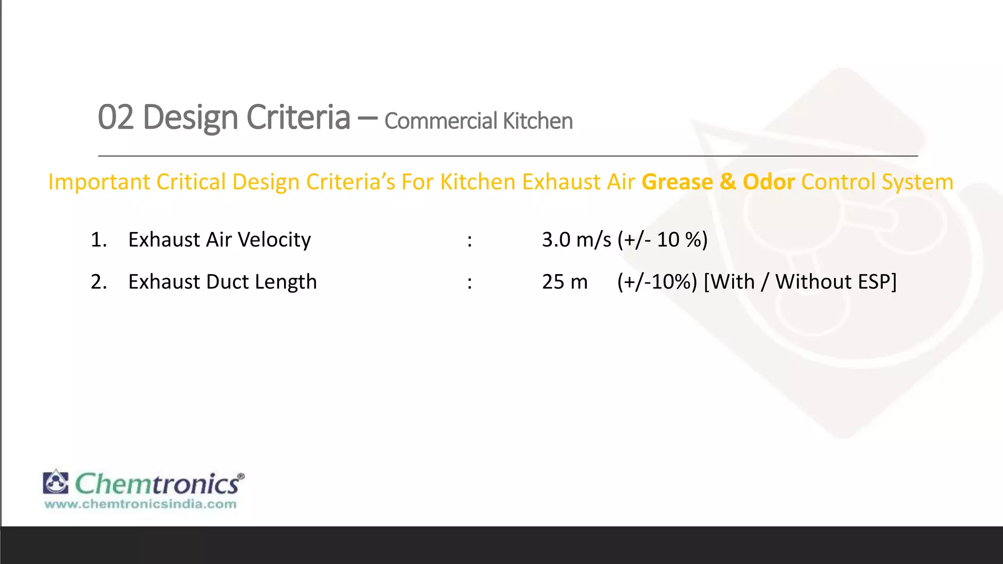 Design criteria, Exhaust air odour Destruction | PPTX