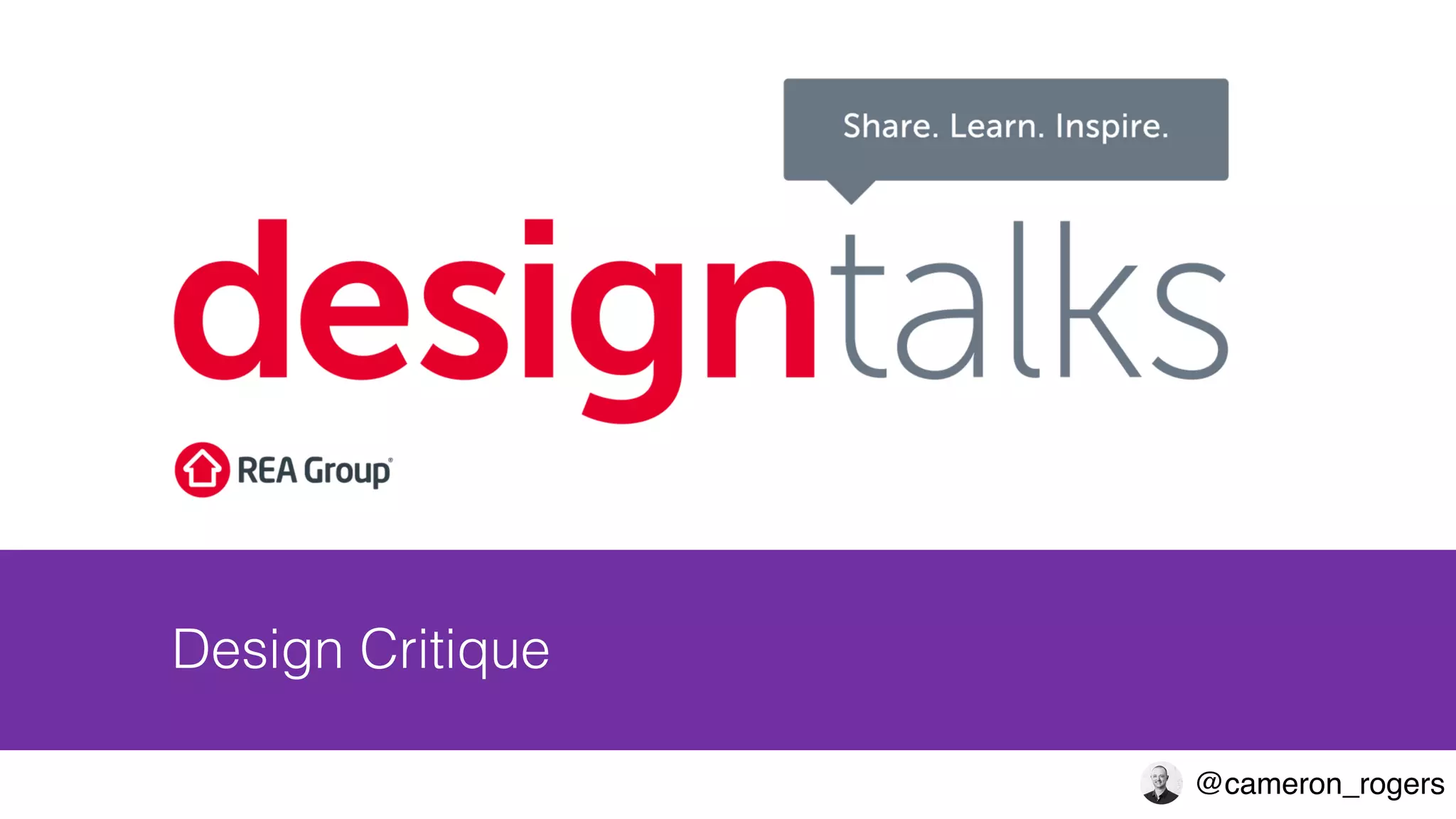 Design critique - how can I make this better? | PPT
