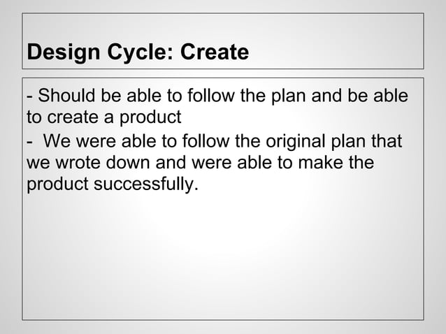 Design cycle | PPT