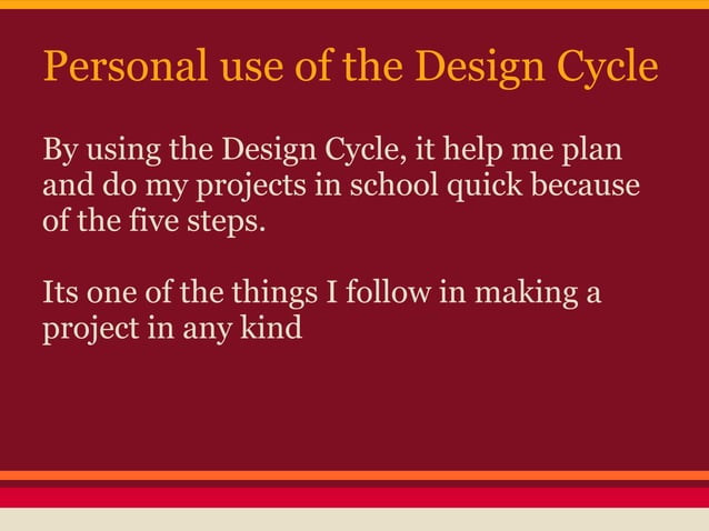 Design cycle | PPT
