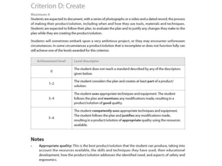 Design Cycle Criteria | PPTX