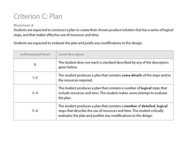 Design cycle criteria | PPTX