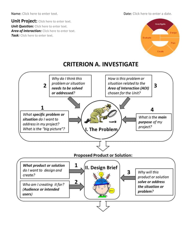 Design cycle guide_grades678 | DOCX | Educational Assessment | Education