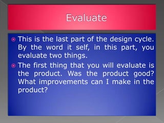 Design cycle (modified) | PPT