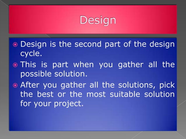 Design cycle (modified) | PPT