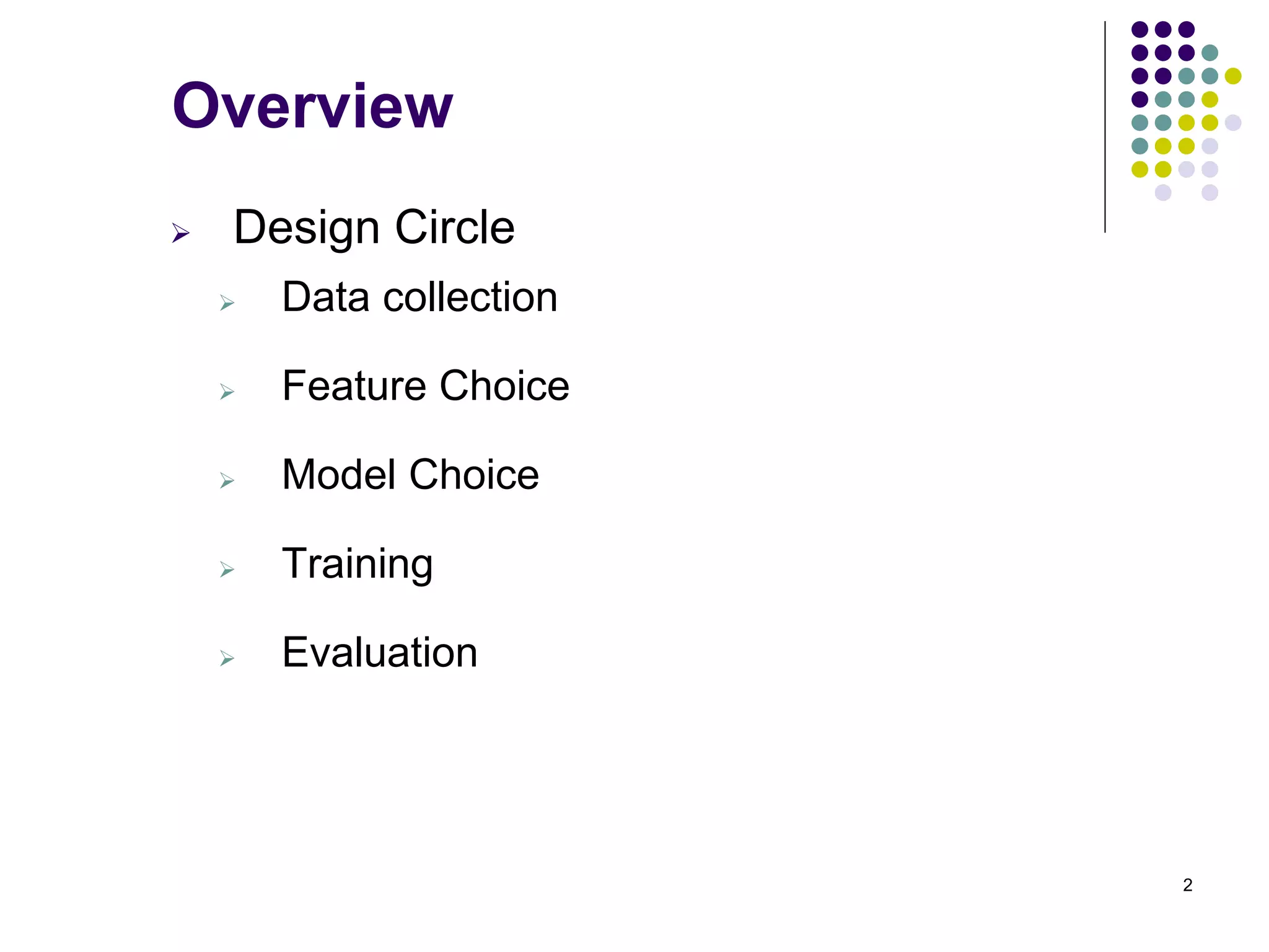 Design cycles of pattern recognition | PPTX