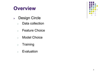 Design cycles of pattern recognition | PPTX