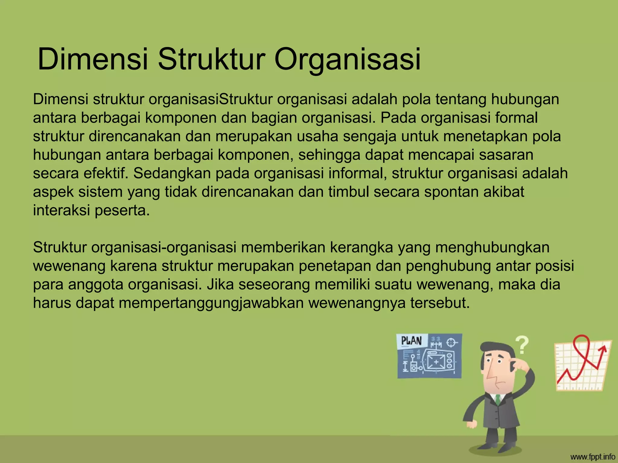 Design dan struktur organisasi | PPT