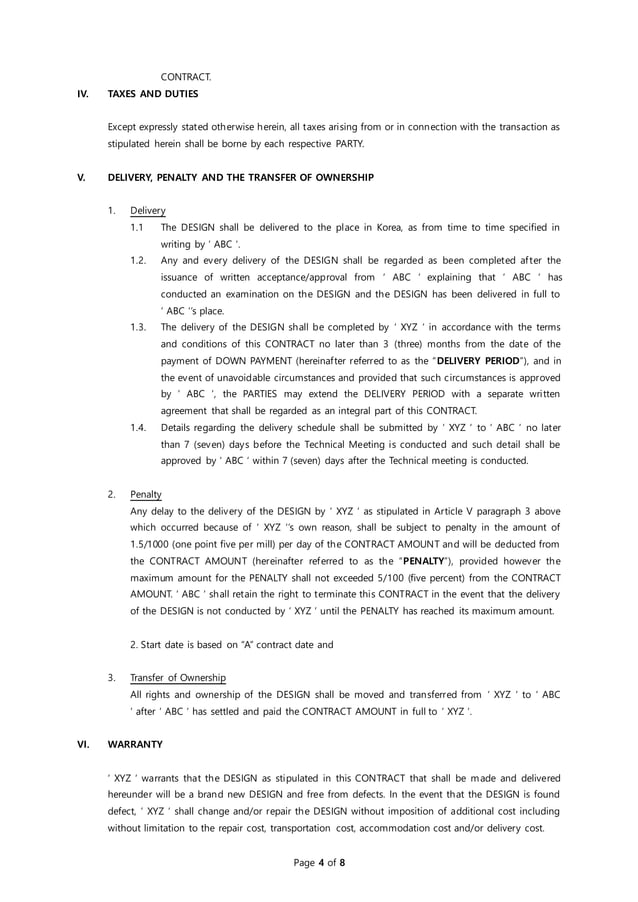 Design Delivery Contract (Purchase this doc, Text: 08118887270 ...