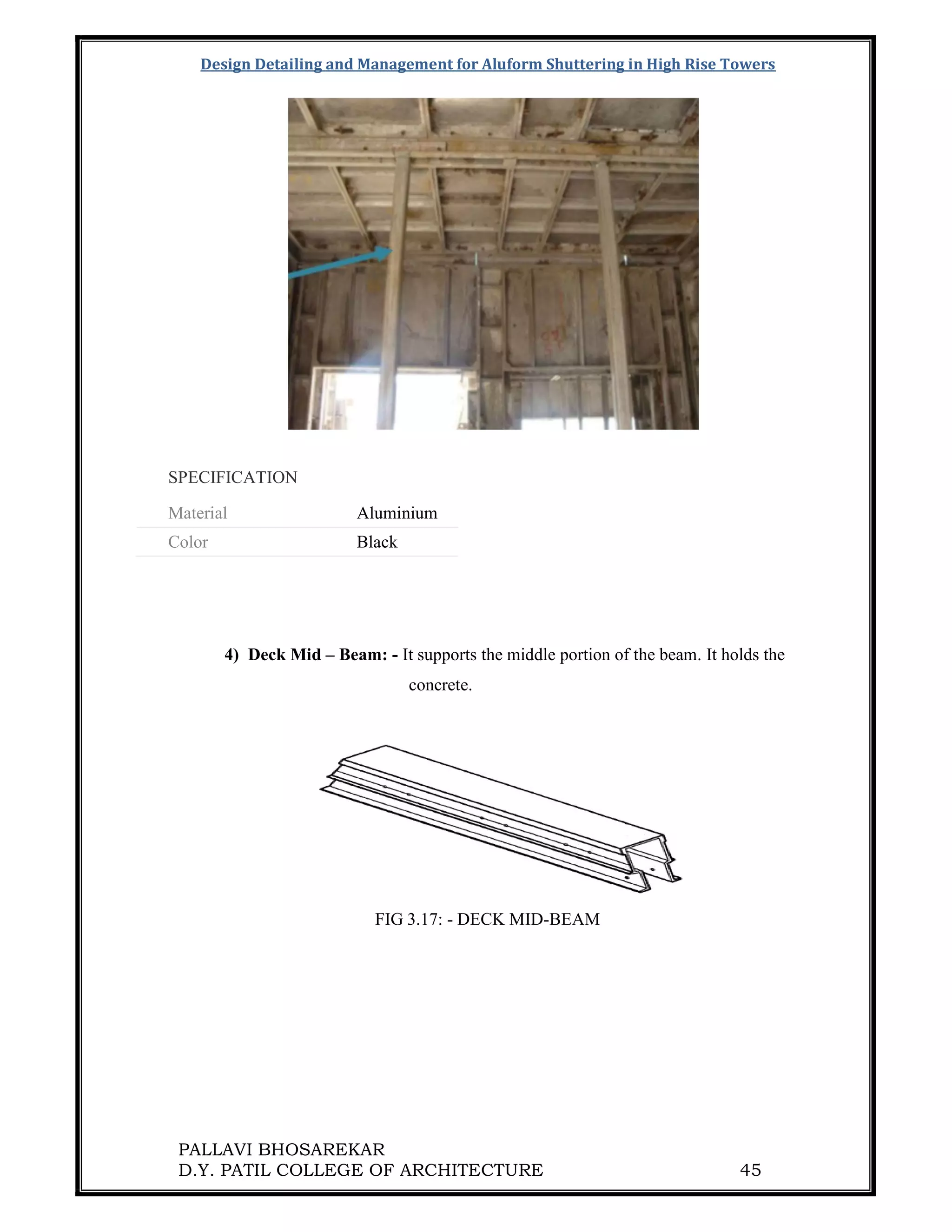 DESIGN DETAILING AND MANAGEMENT FOR ALUFORM SHUTTERING IN HIGH RISE ...