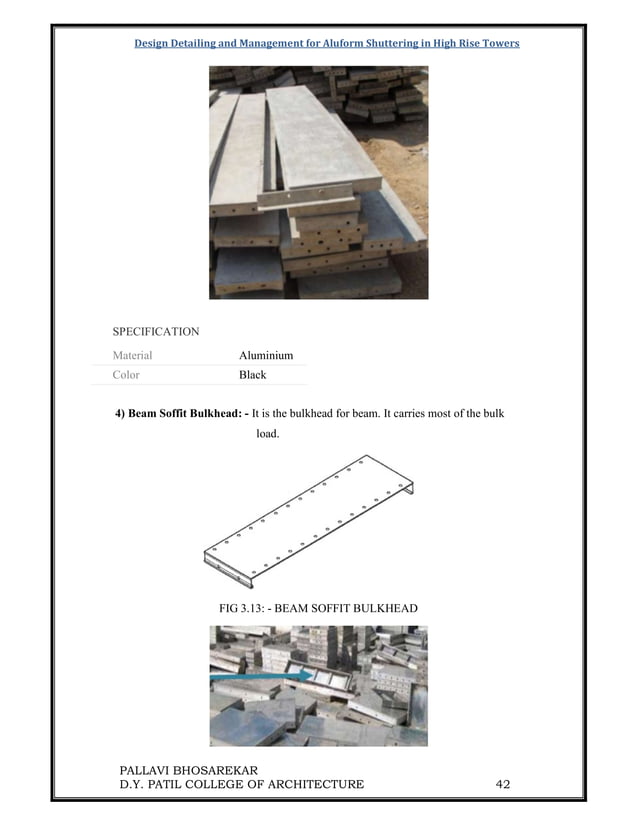 DESIGN DETAILING AND MANAGEMENT FOR ALUFORM SHUTTERING IN HIGH RISE ...