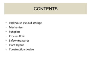 Design & development of Packhouses | PPTX
