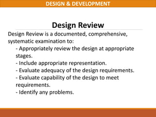 Design & Development Procedure (Automotive) | PPT
