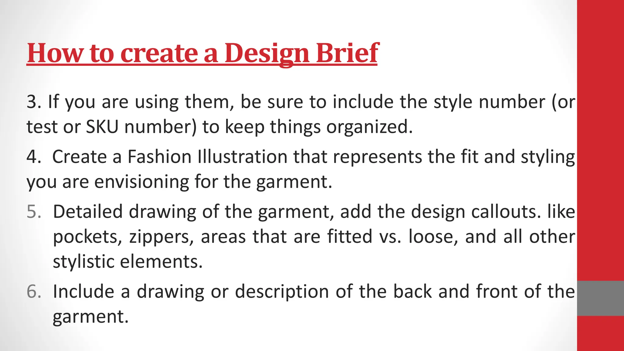 what is fashion design brief and its importance | PPTX