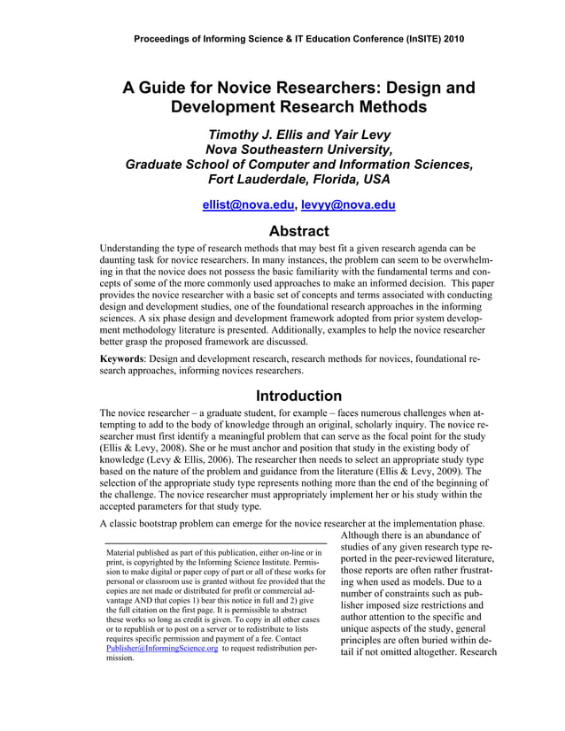 Proceedings_DDR (Design & development research) A Guid for Novice Researchers | PDF