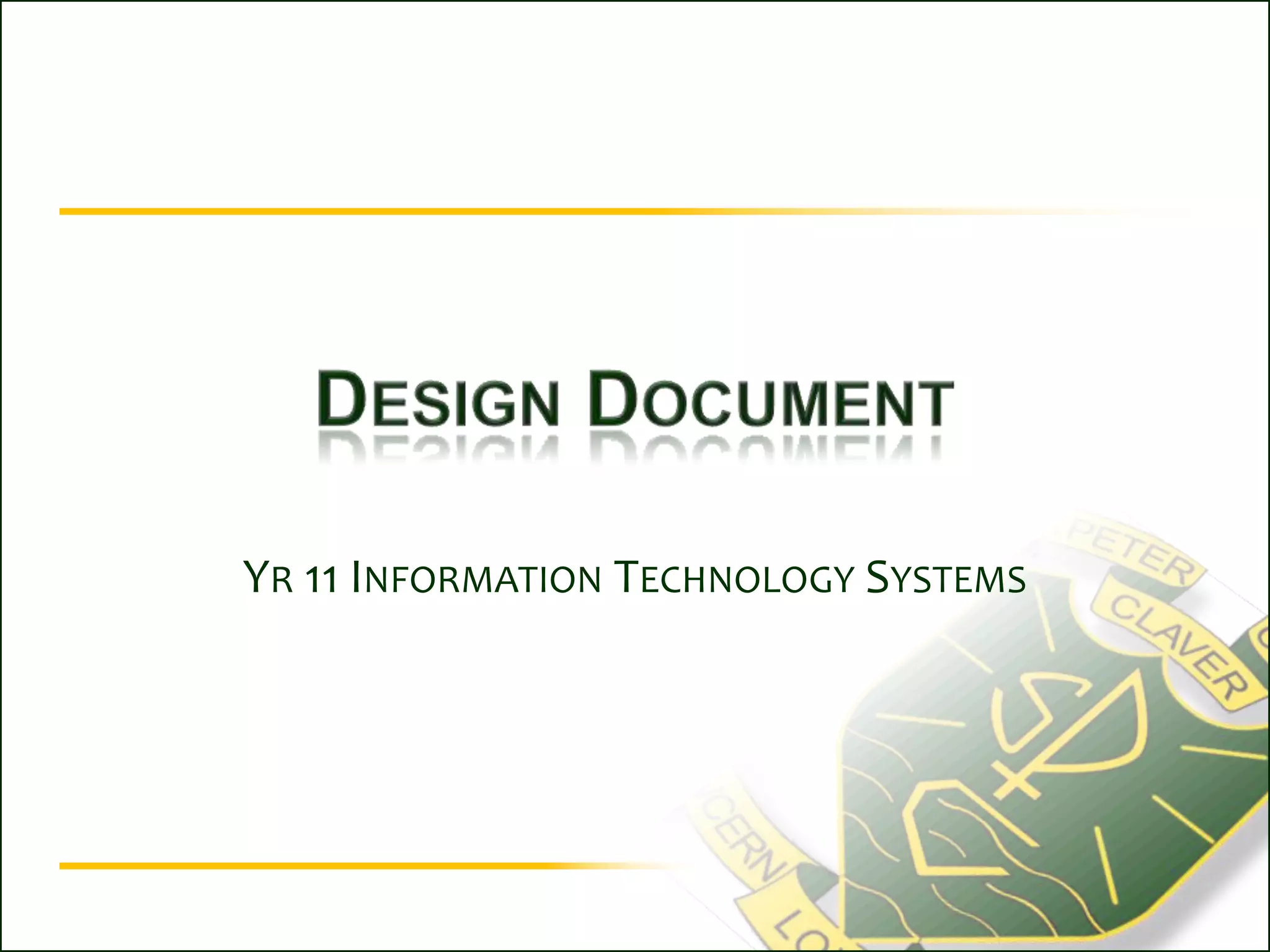 Design document | PPTX