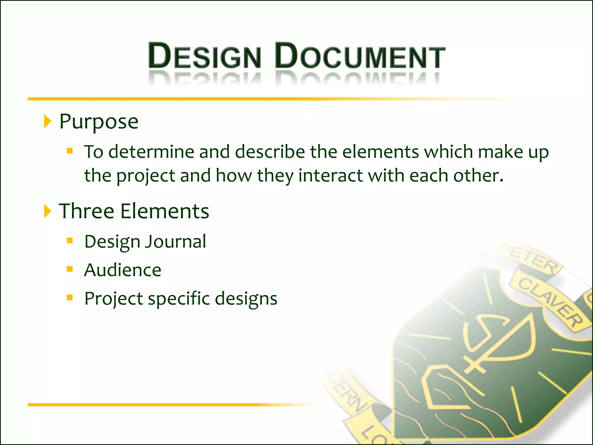 Design document | PPTX