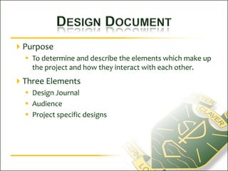 Design document | PPTX