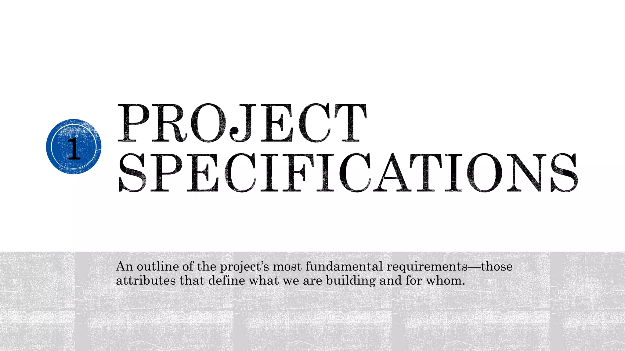 The Design Document Blueprint | PPT