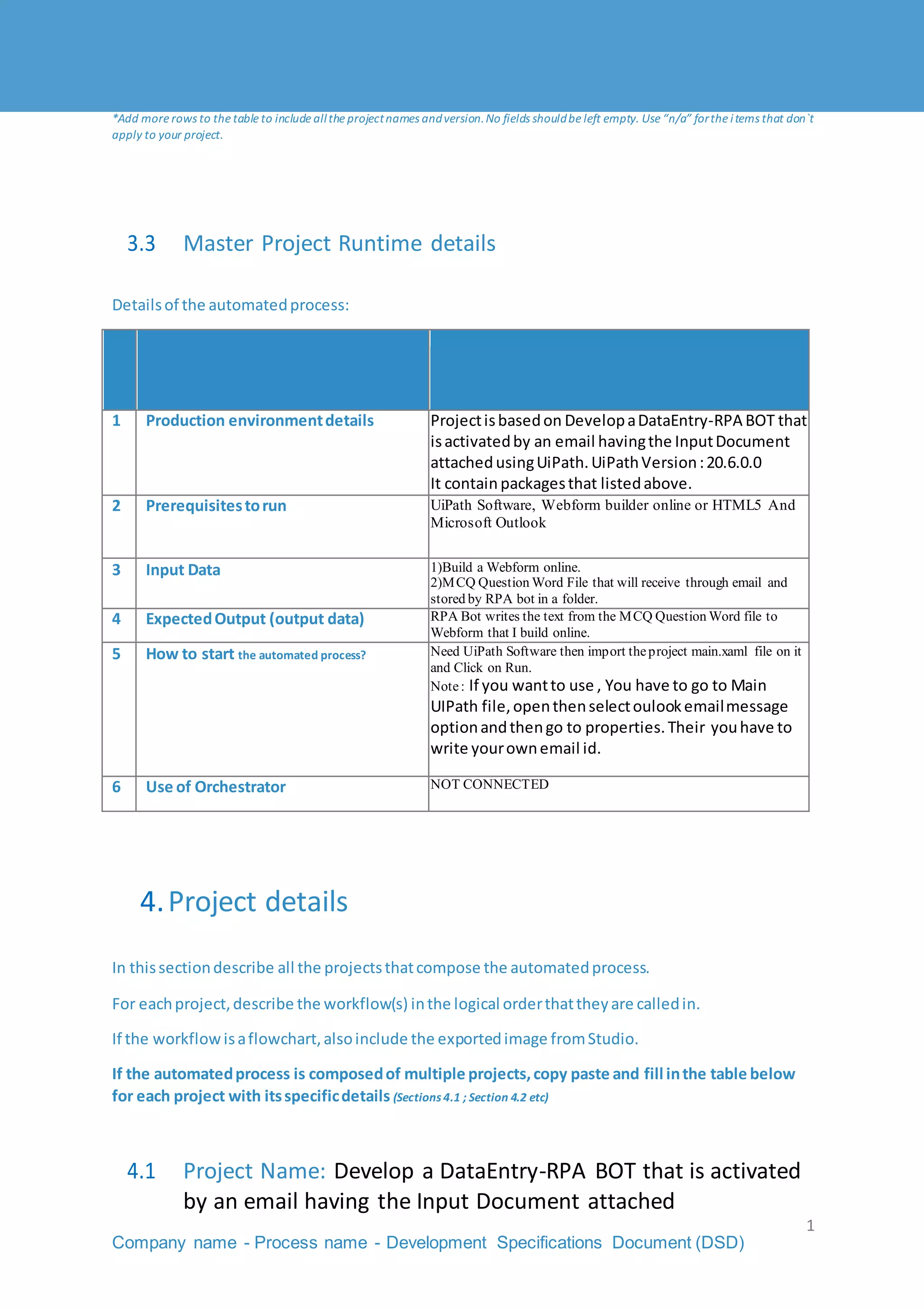 Design document Report Of Project | DOCX