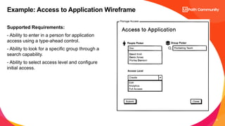 Design Dynamics: Elevating UiPath Apps with UX Wireframes | PPT