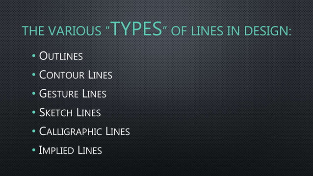 Design Element #1 - Lines | PPTX