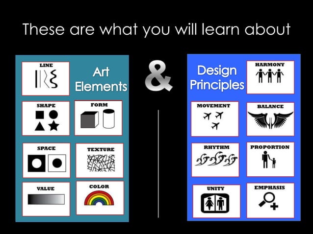 Art Elements and Design Principles | PPTX | 3-D Graphics | Computer ...
