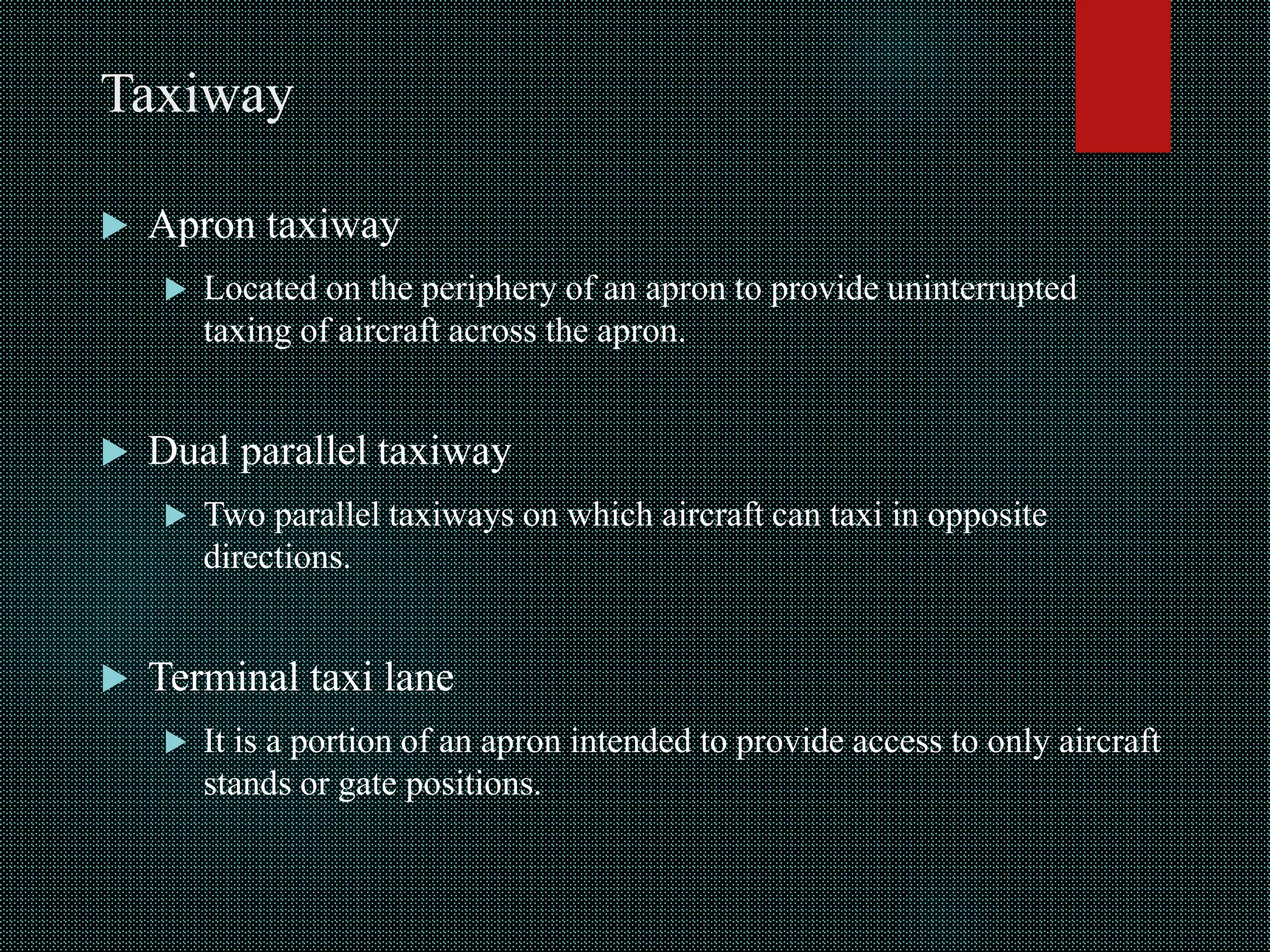 Design elements of airport taxiway | PPTX