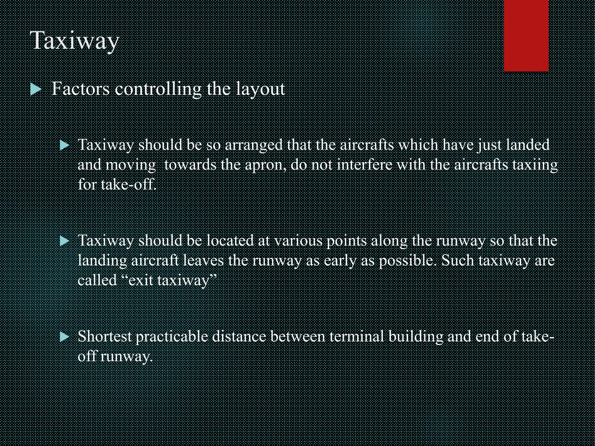 Design elements of airport taxiway | PPTX