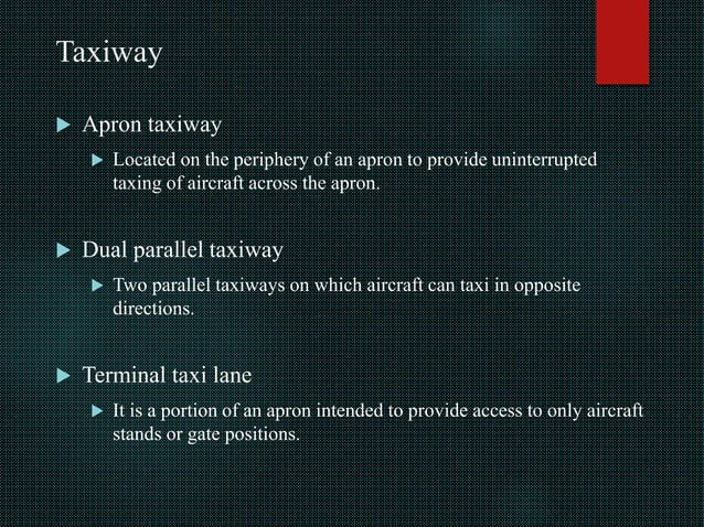 Design elements of airport taxiway | PPTX