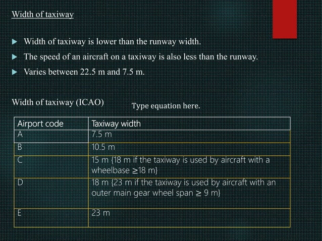 Design elements of airport taxiway | PPTX