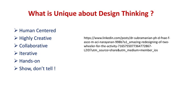 Design & Engineering by Dr Arun. Difference between design thinking and ...