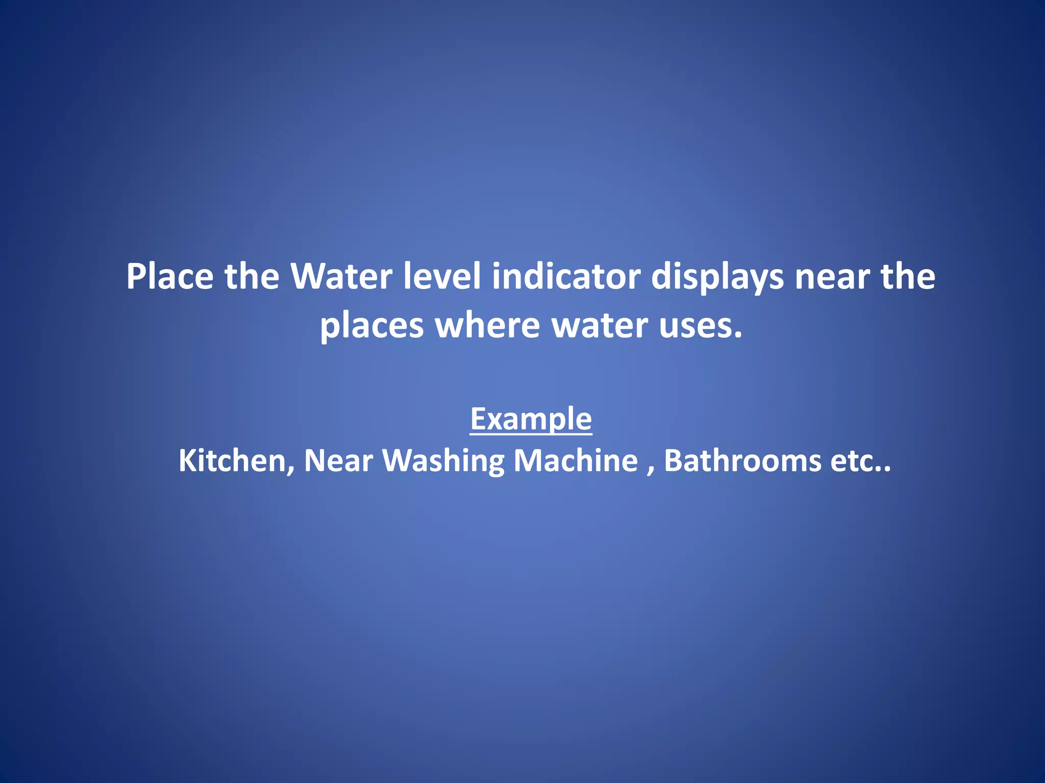 Water Level Indicator - Design & Engineering Project | PPT