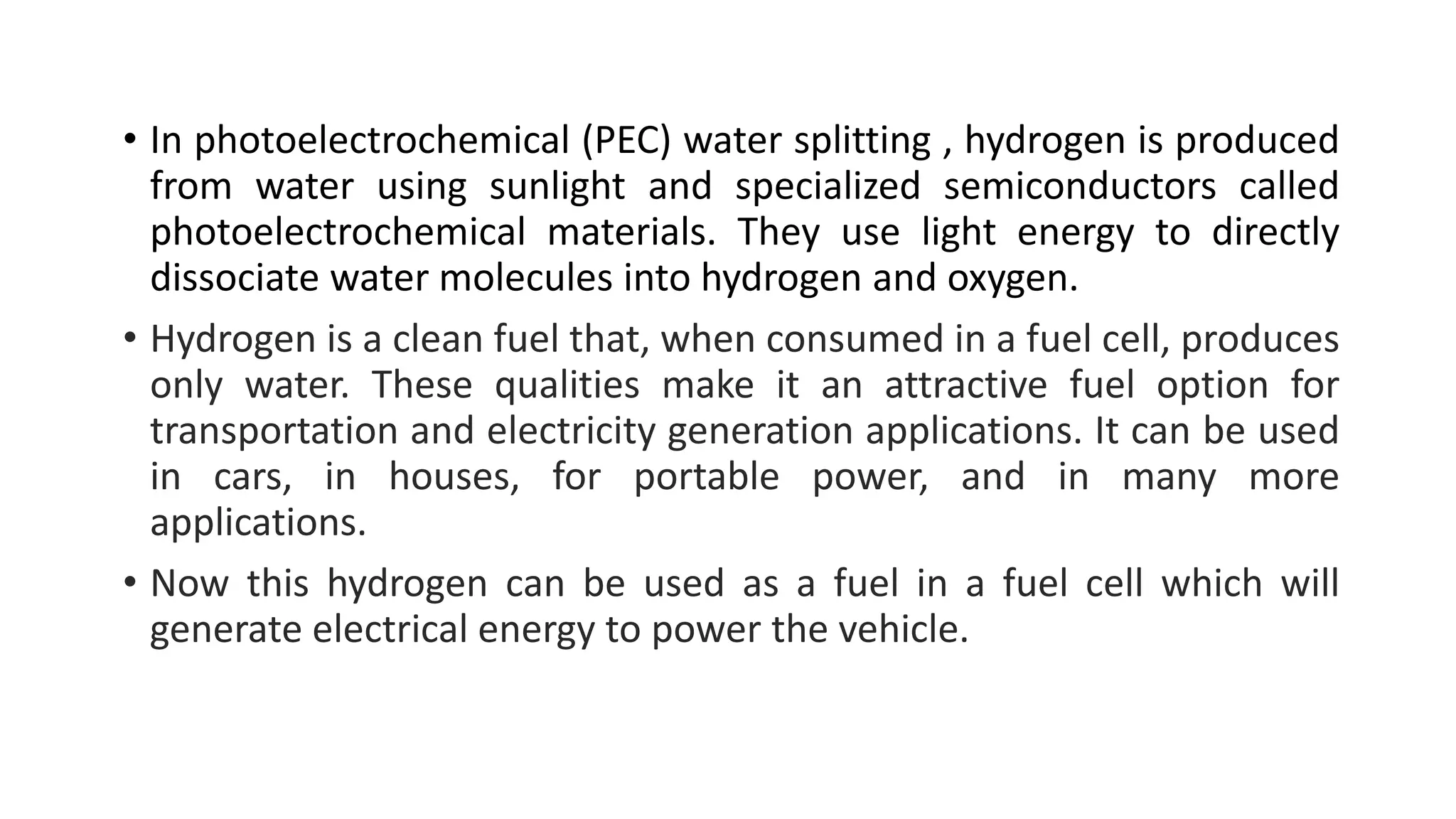 Production of hydrogen.pptx | Chemistry | Science