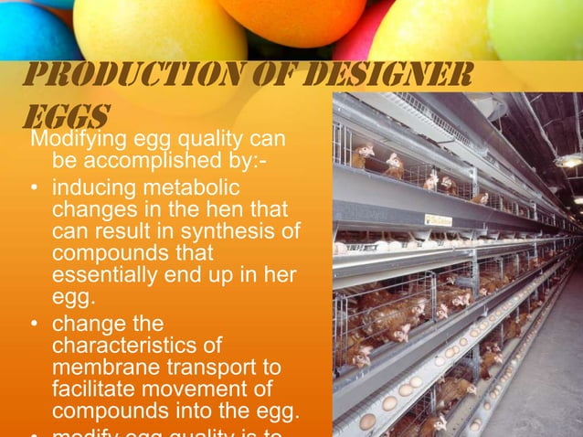 Designer and specialty eggs | PPTX | Nutrition | Healthy Living
