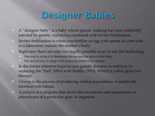 Designer babies | PPT