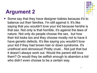 Designer babies | KEY