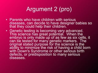 Designer babies | PPT