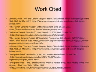 Designer babies | PPTX