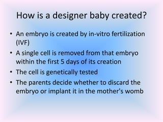 Designer babies | PPTX