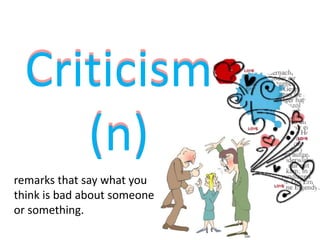 Designer criticism | PPTX