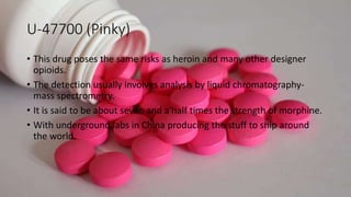 Designer drugs | PPTX